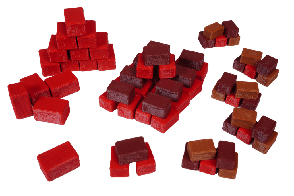 Construction Material 3D Tokens – Eurohell Design EN