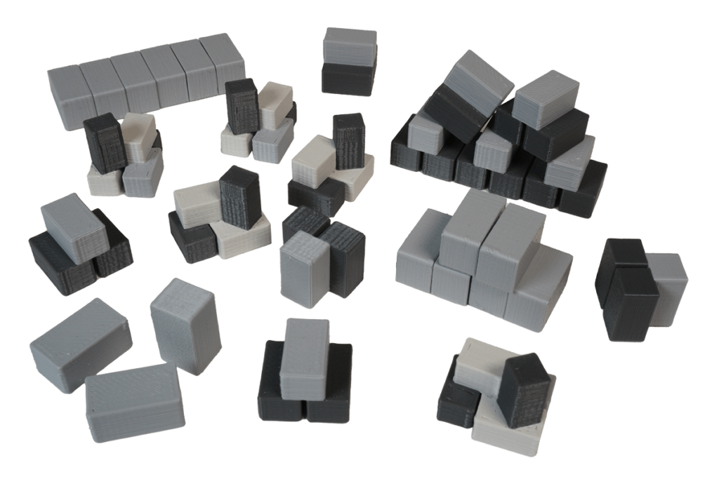 Construction Material 3D Tokens – Eurohell Design EN
