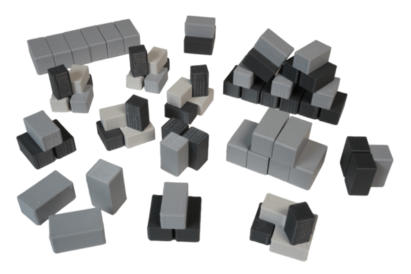 Construction Material 3D Tokens – Eurohell Design EN