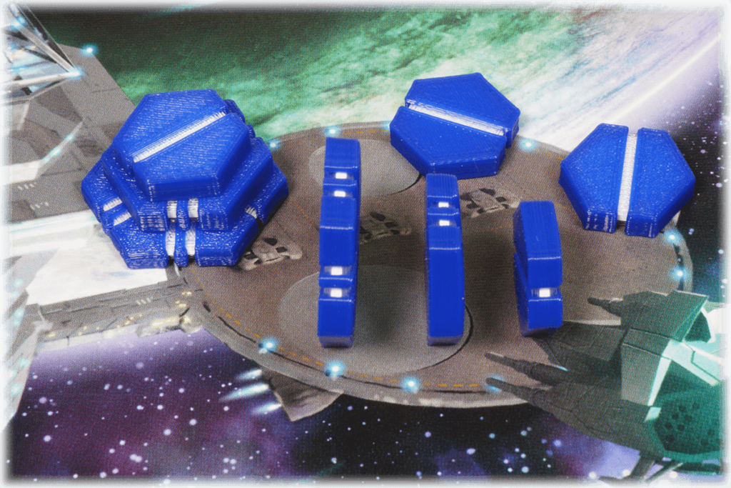 Race / Roll for the Galaxy® 3D Tokens – Eurohell Design EN